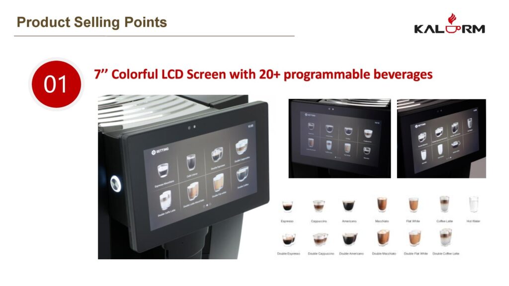 Kalerm Fully Automatic Coffee Machine K95L | ifglavazza.qa